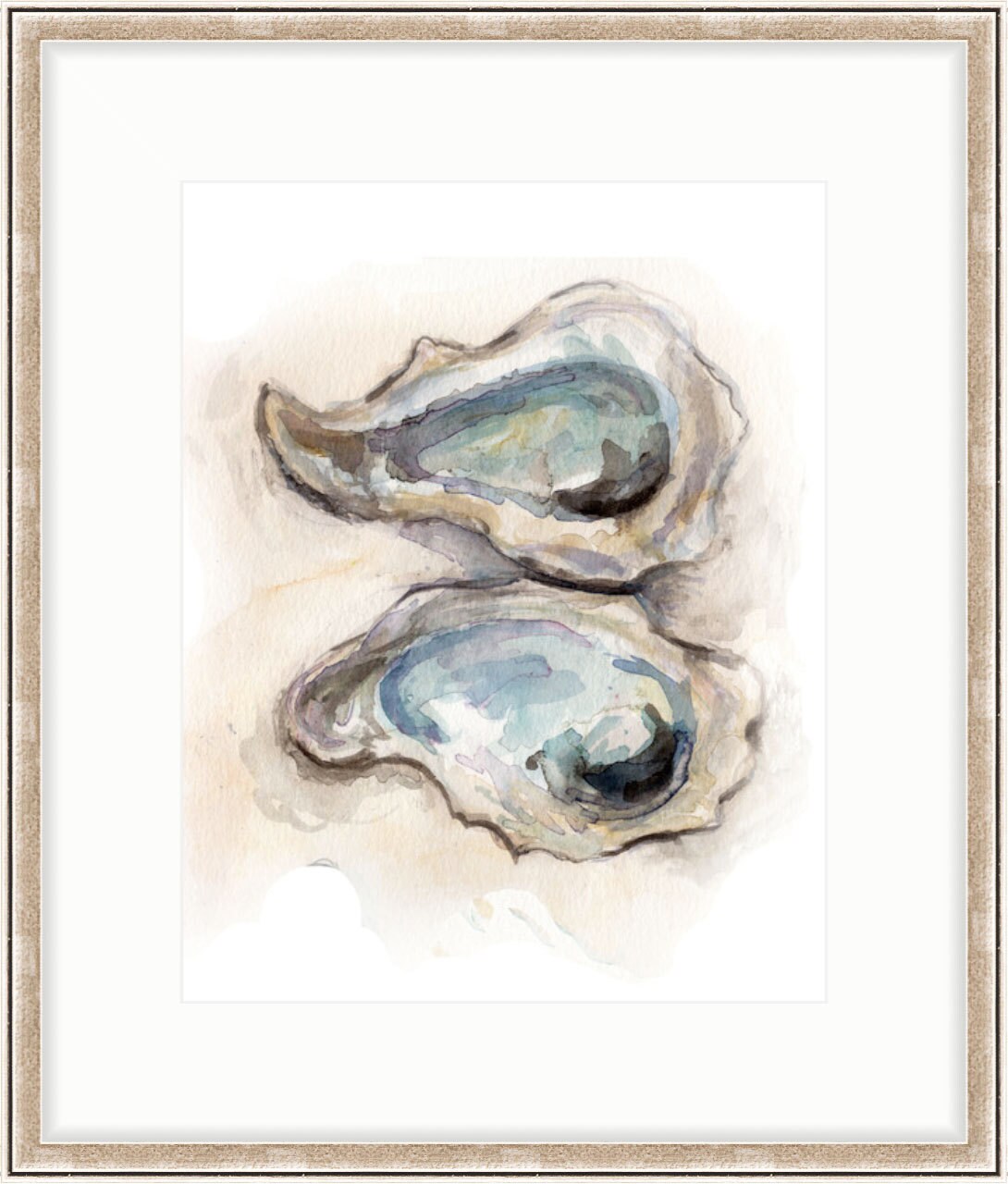 Set of 2 Oysters Prints Smc. Originals Nautical Ocean - Etsy