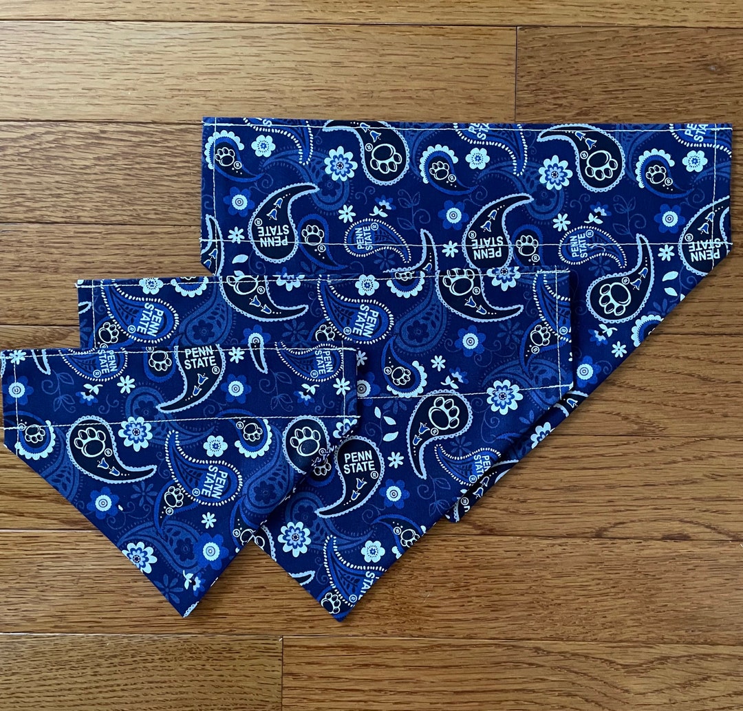 Penn State PSU Football Bandana Pet Collar Pet Scarf Dog - Etsy