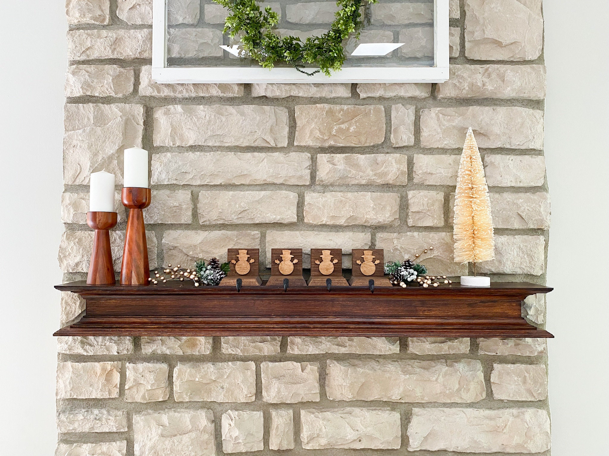 Tree Stocking Holder Wood Stocking Holder Stocking Holder - Etsy