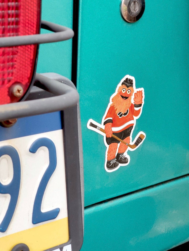 Gritty Mascot Car and Fridge Magnet 4 Tall - Etsy