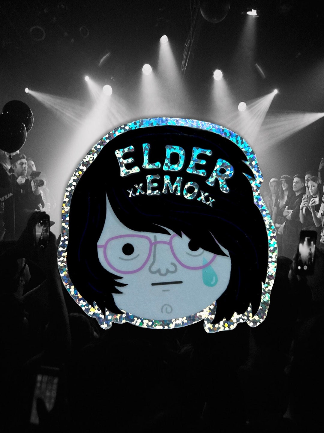 Elder Emo Sticker - 3" Waterproof - Etsy