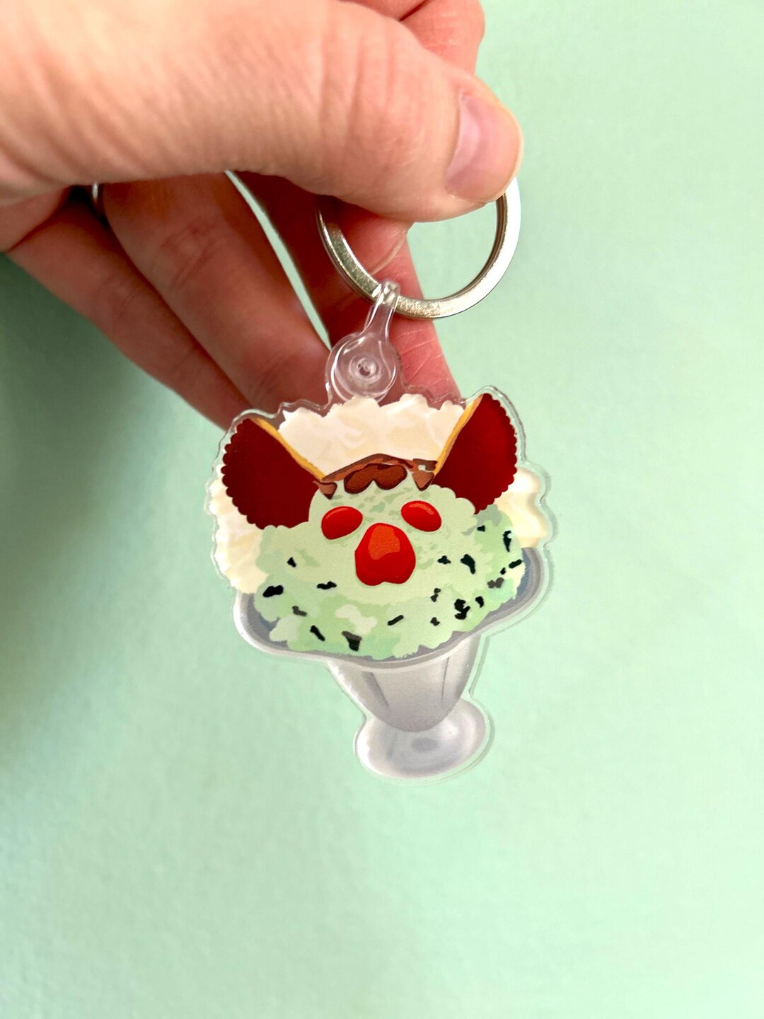 Monster Mash Sundae Keychain - 2" Tall One-sided - Etsy