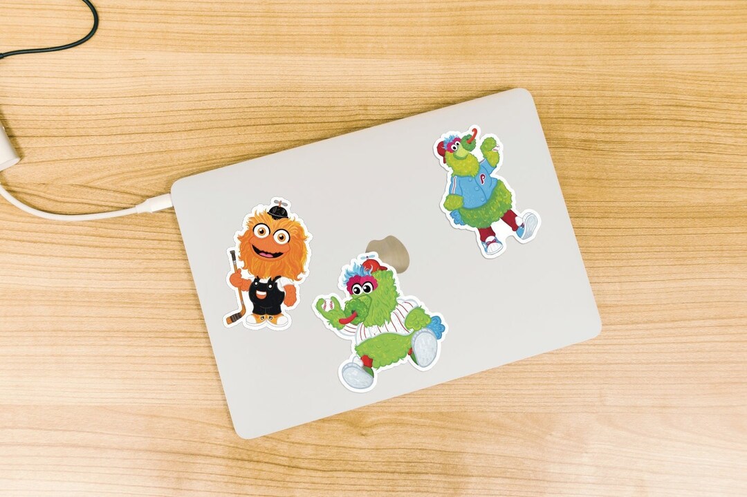 Mascot Babies Stickers - 3" Tall Waterproof - Baby Gritty or Baby ...
