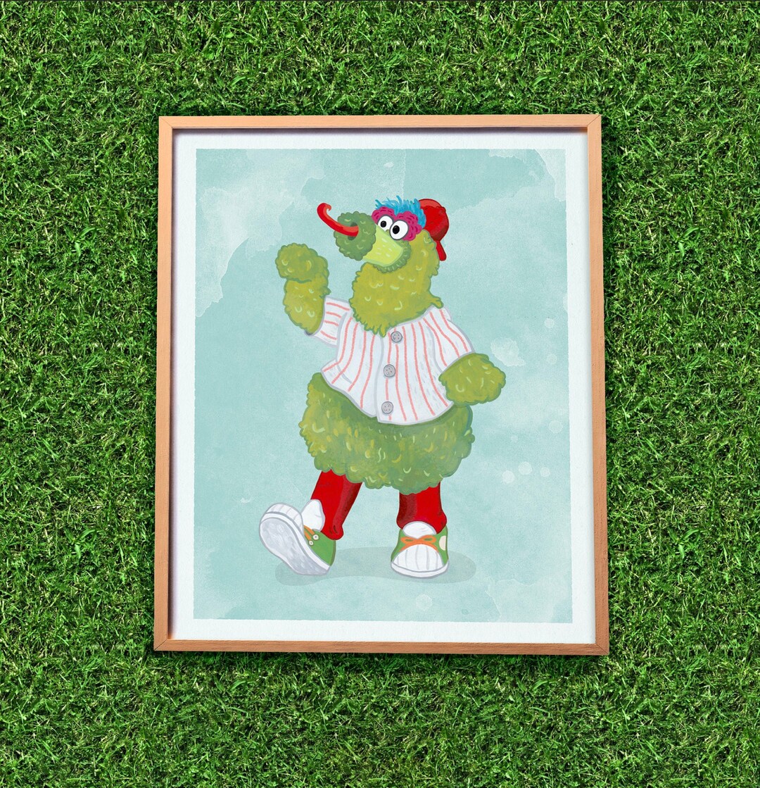 Phanatic Philadelphia Mascot Print - Etsy