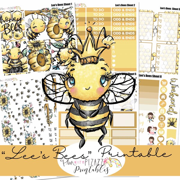 Bee Planner Stickers - Etsy