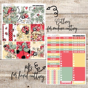 LITTLE Ladybugs//printable Weekly Kit // Printable PDF // Cut Line ...