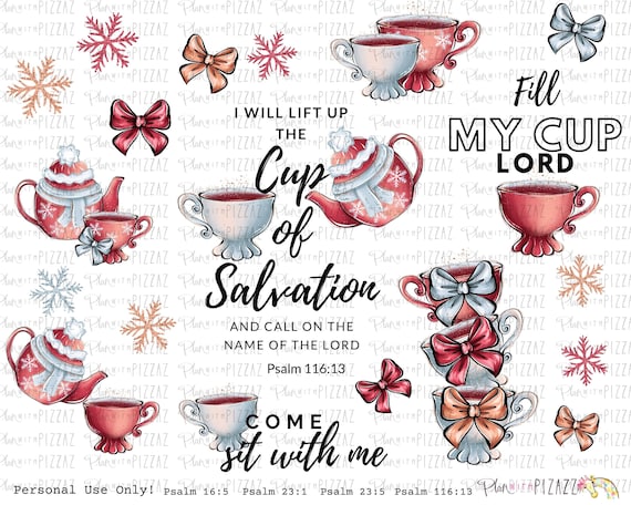My Cup Overflows//bible Journal Printable PDF //prayer | Etsy