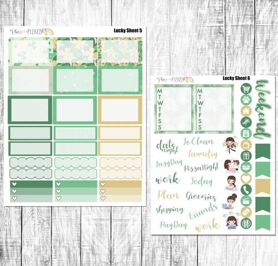 Stickers, Labels & Tags Stickers Lucky Personal Planner Sticker Kit ...