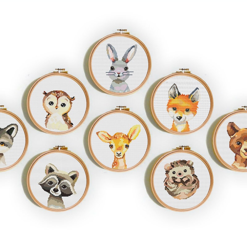 Woodland Animal Pattern - Etsy