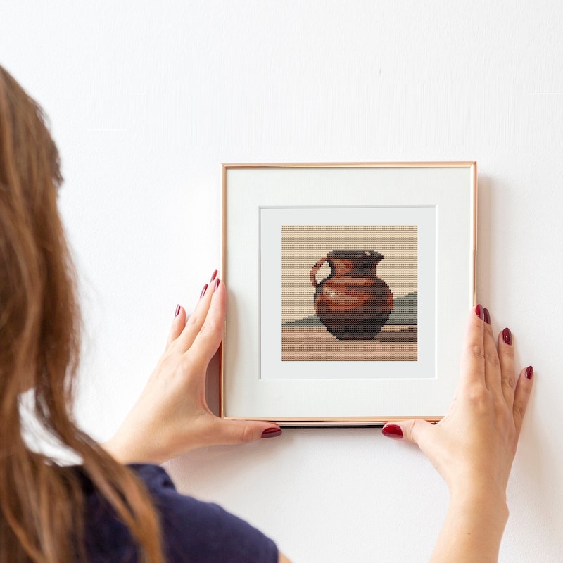 Vintage Pottery Wall Cross - Etsy