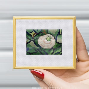 Tiny Van Gogh, "roses and Beetle" Art Cross Stitch, Miniature ...