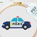 Police Cross Stitch Pattern Boys Cross Stitch Chart Modern - Etsy