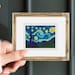 The Starry Night Mini Cross Stitch Pattern PDF Small Mini - Etsy