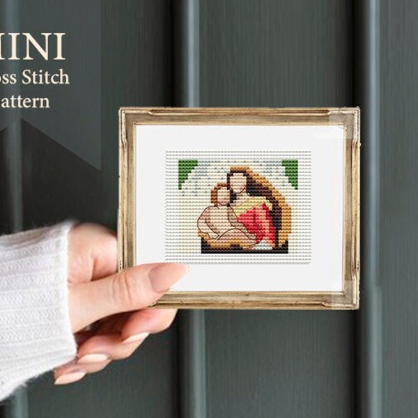 Miniature Classic Art Cross Stitch - Etsy