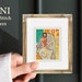 Yellow Odalisque Henry Matisse Mini Cross Stitch Pattern Art - Etsy