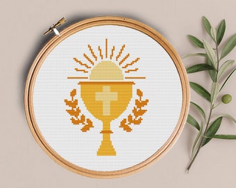 Counted Cross Stitch Pattern first Communion - Etsy