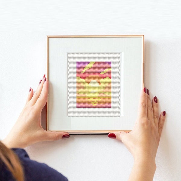 Mini Sunset Cross Stitch Kits - Etsy