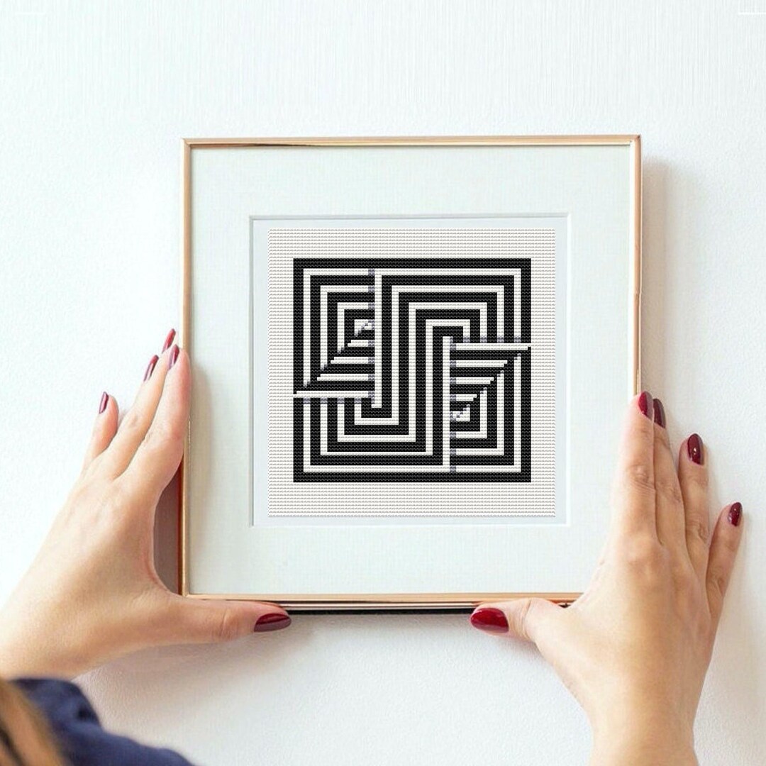 Geometric Cross Stitch - the Stitch Pattern - Modern Cross Stitch ...
