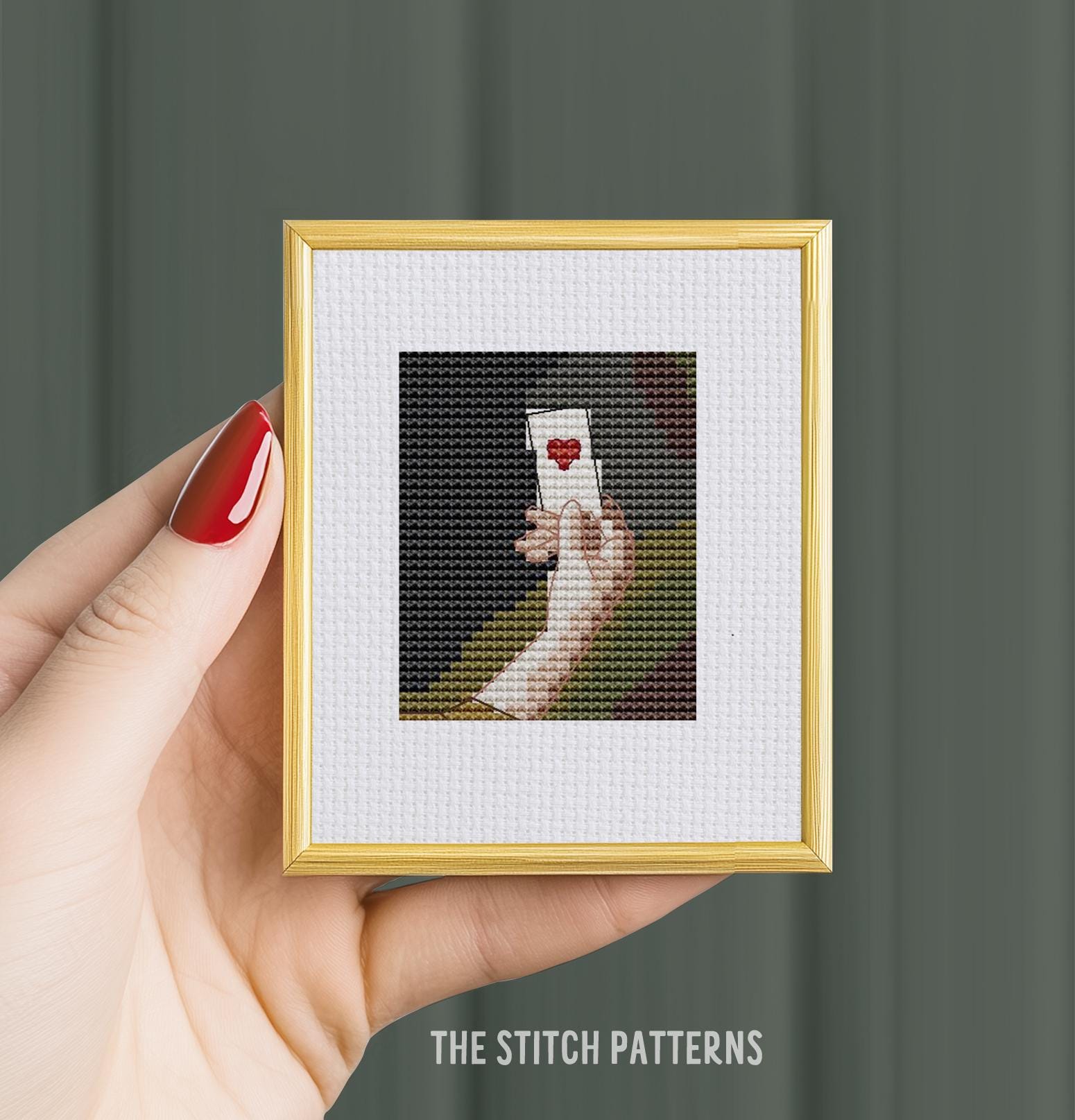 Hands of History Cross Stitch Pattern: Vintage Art Counted Chart (PDF ...