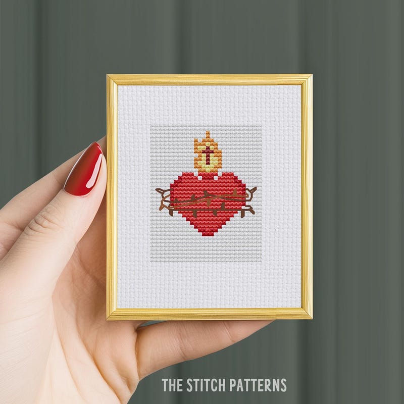 Baby Cross Stitch Catholic - Etsy UK