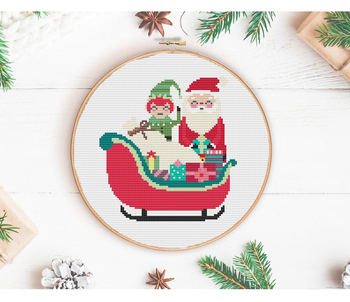 Christmas Cross Stitch Pattern Setcross Stitch - Etsy