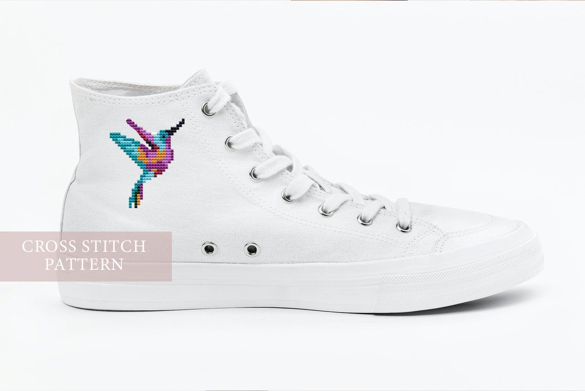 Hummingbird Small Cross Stitch Pattern Hummingbird Mini - Etsy