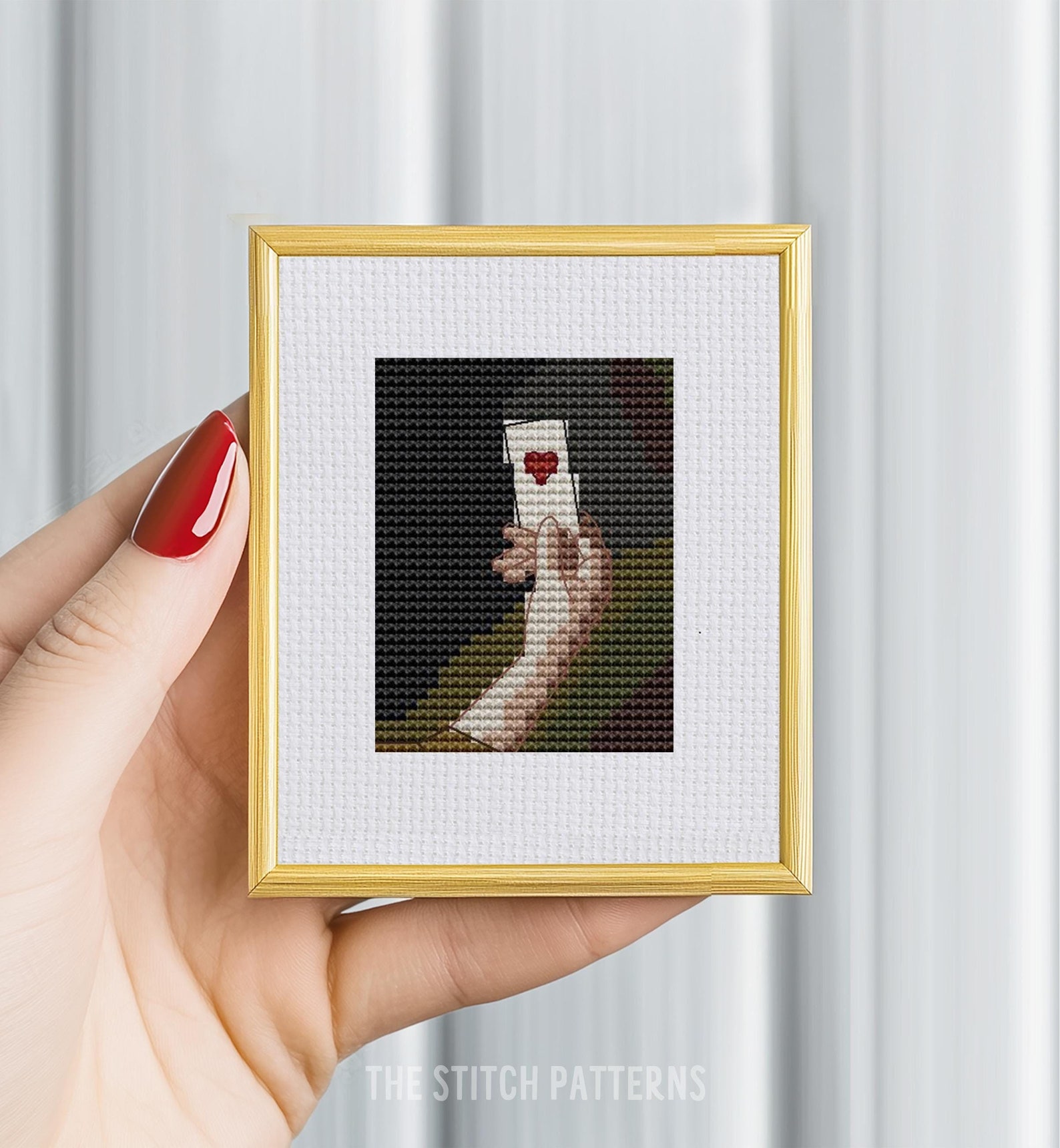 Hands of History Cross Stitch Pattern: Vintage Art Counted Chart (PDF ...