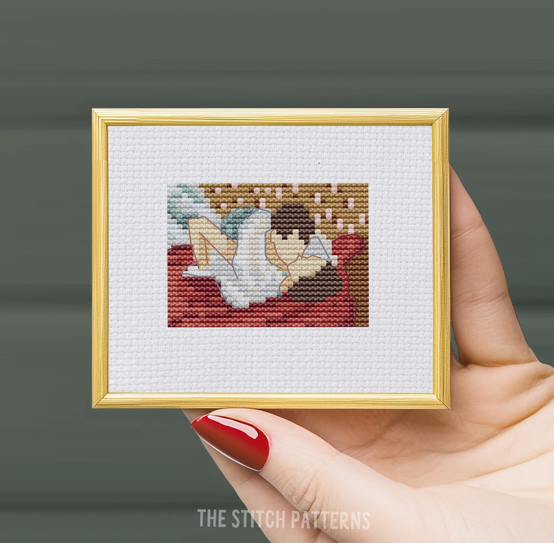 The Kiss Cross Stitch Pattern: Henri De Toulouse-lautrec, Lovers DIY ...