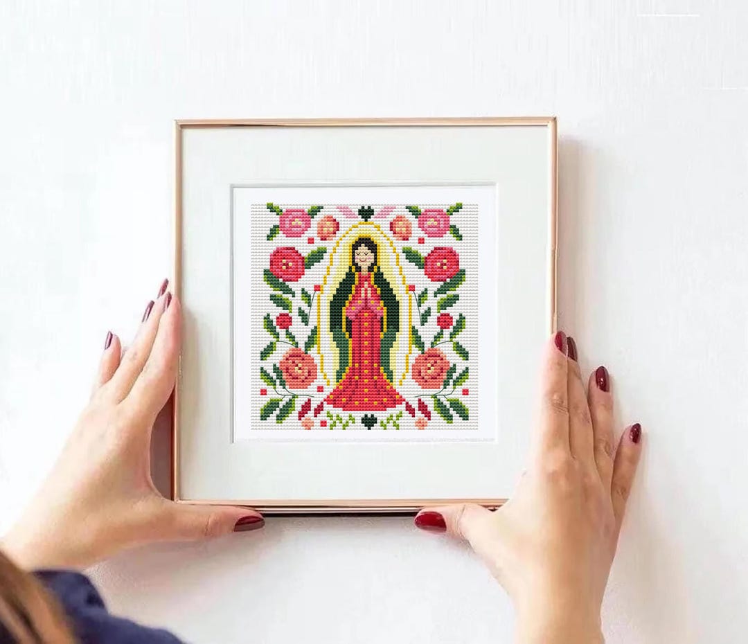 Our Lady of Guadalupe Cross Stitch Pattern: Catholic Saint Mary (PDF ...