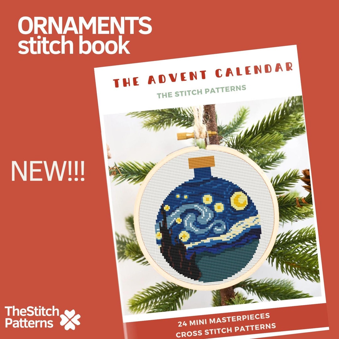 ADVENT CALENDAR Stitch Patterns, Pdf Ebook Mini Masterpieces, Advent ...