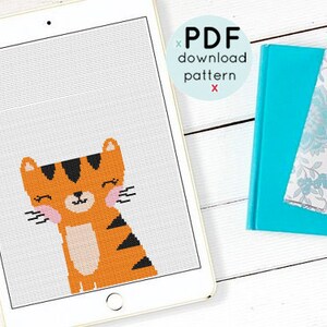 Baby Tigger Cross Stitch Pattern, Safari Cross Stich, Nursery Patterns ...