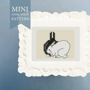 Cross Stitch Pattern Mini, Mini Bunny, Kono Barei Paintings, Art Cross ...