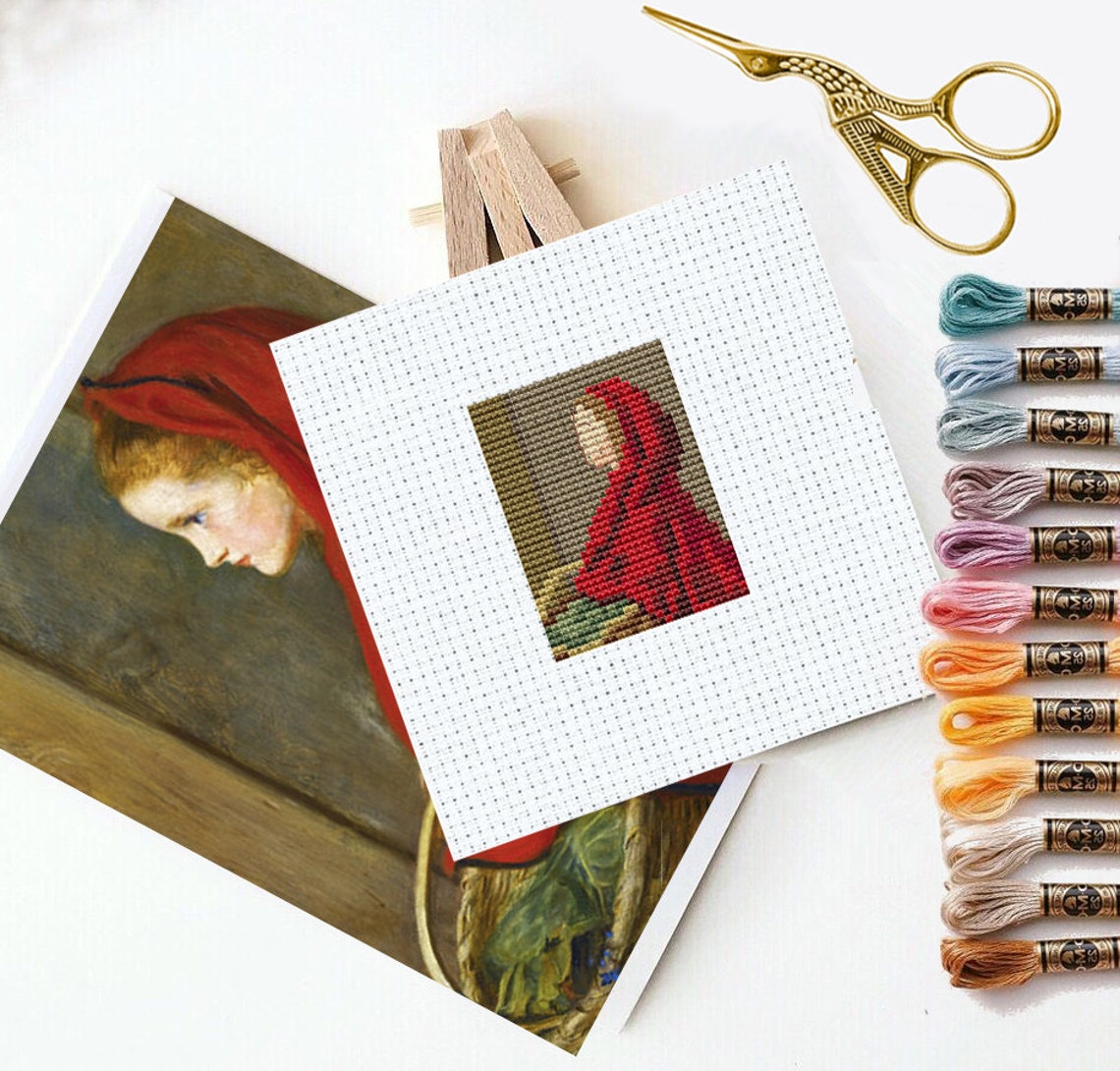 MINI red Riding Hood BY Sir John Everett Millais - Etsy