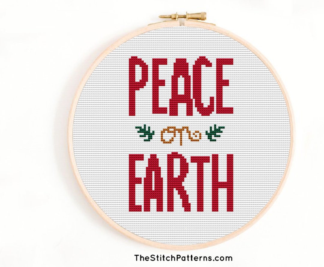 Christmas Signs Cross Stitch Pattern,christmas Decor Wall Art,cross ...