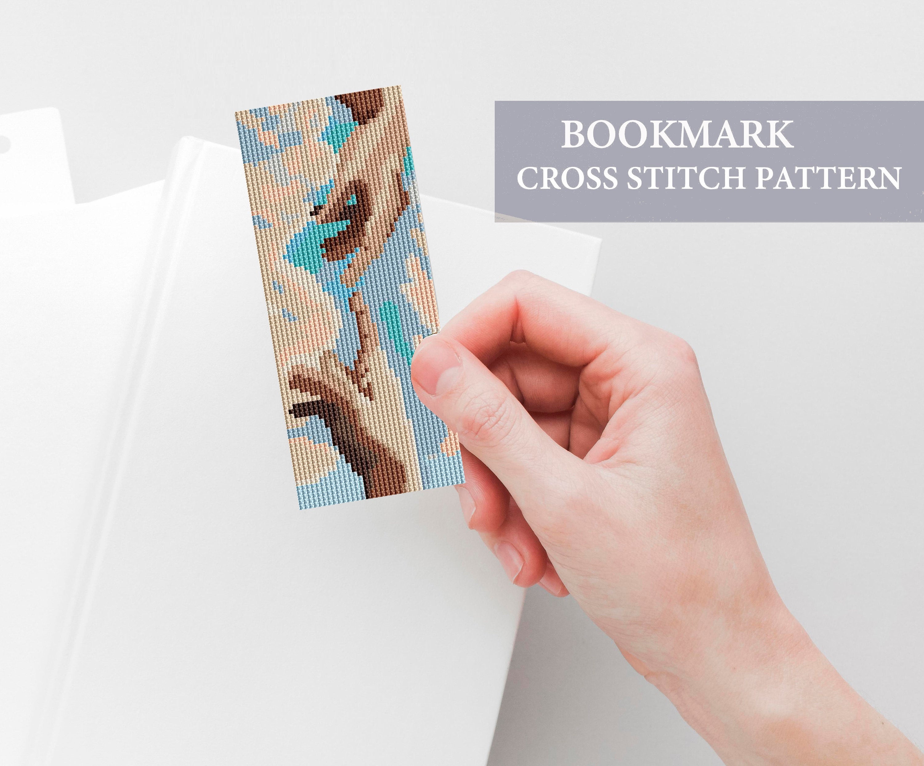 Art Bookmark Cross Stitch Pattern Small Cross Stitch Pattern | Etsy