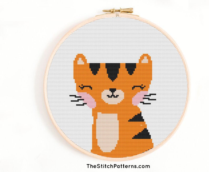 Baby Tigger Cross Stitch Pattern Safari Cross Stich Nursery - Etsy