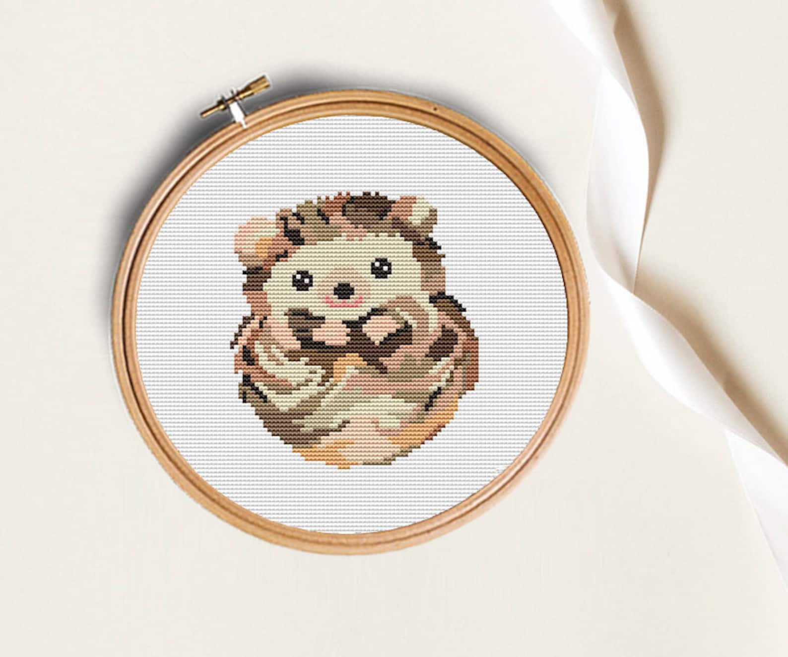 Hedgehog Cross Stitch Pattern, PDF Pattern, Baby Cross Stitch, Baby ...