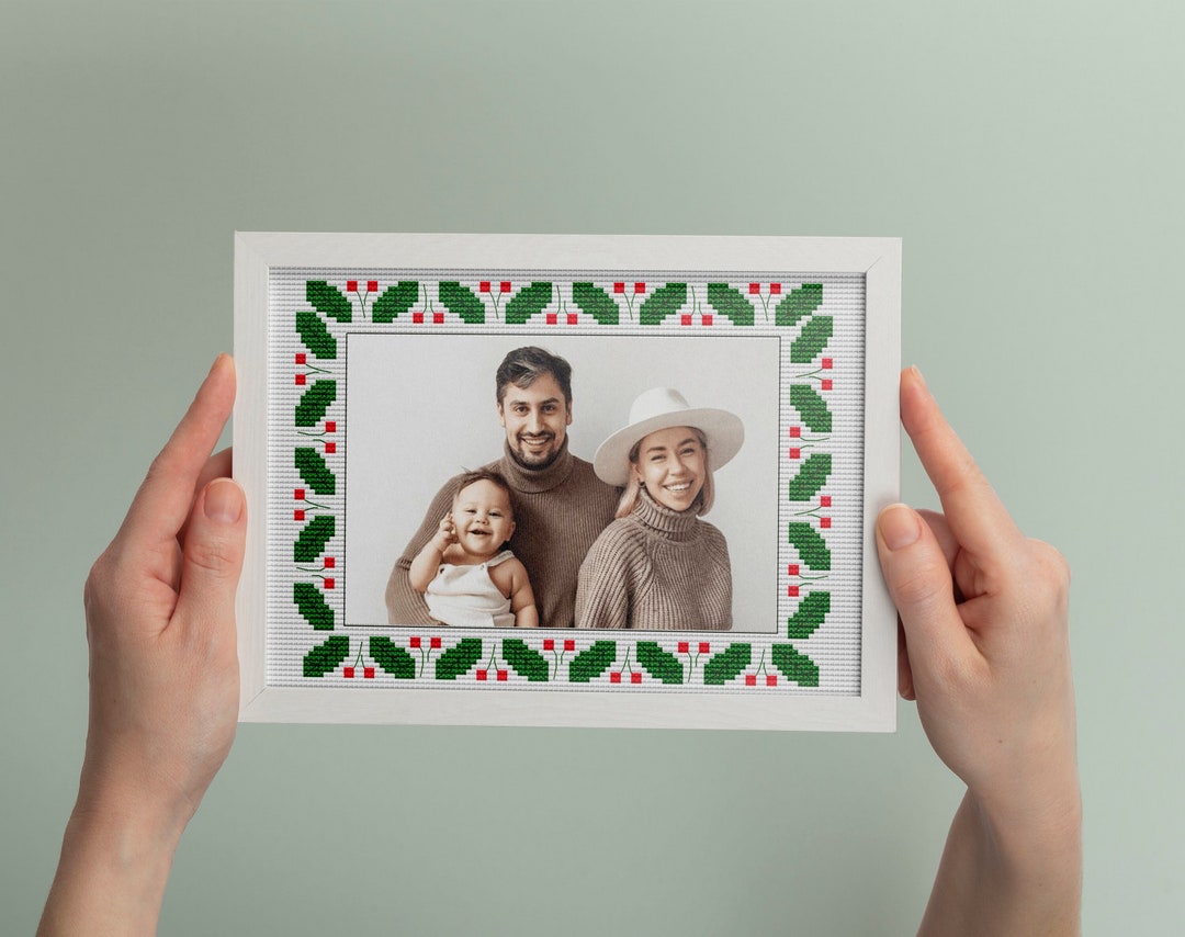 Cross Stitch Photo Frame, PDF Pattern, Instant Download, the Perfect ...