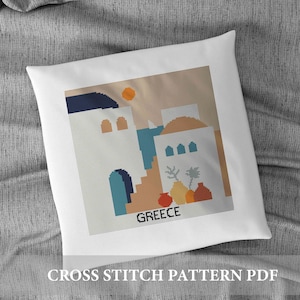 Greece - Cross Stitch Pattern (digital Format - PDF) - Etsy