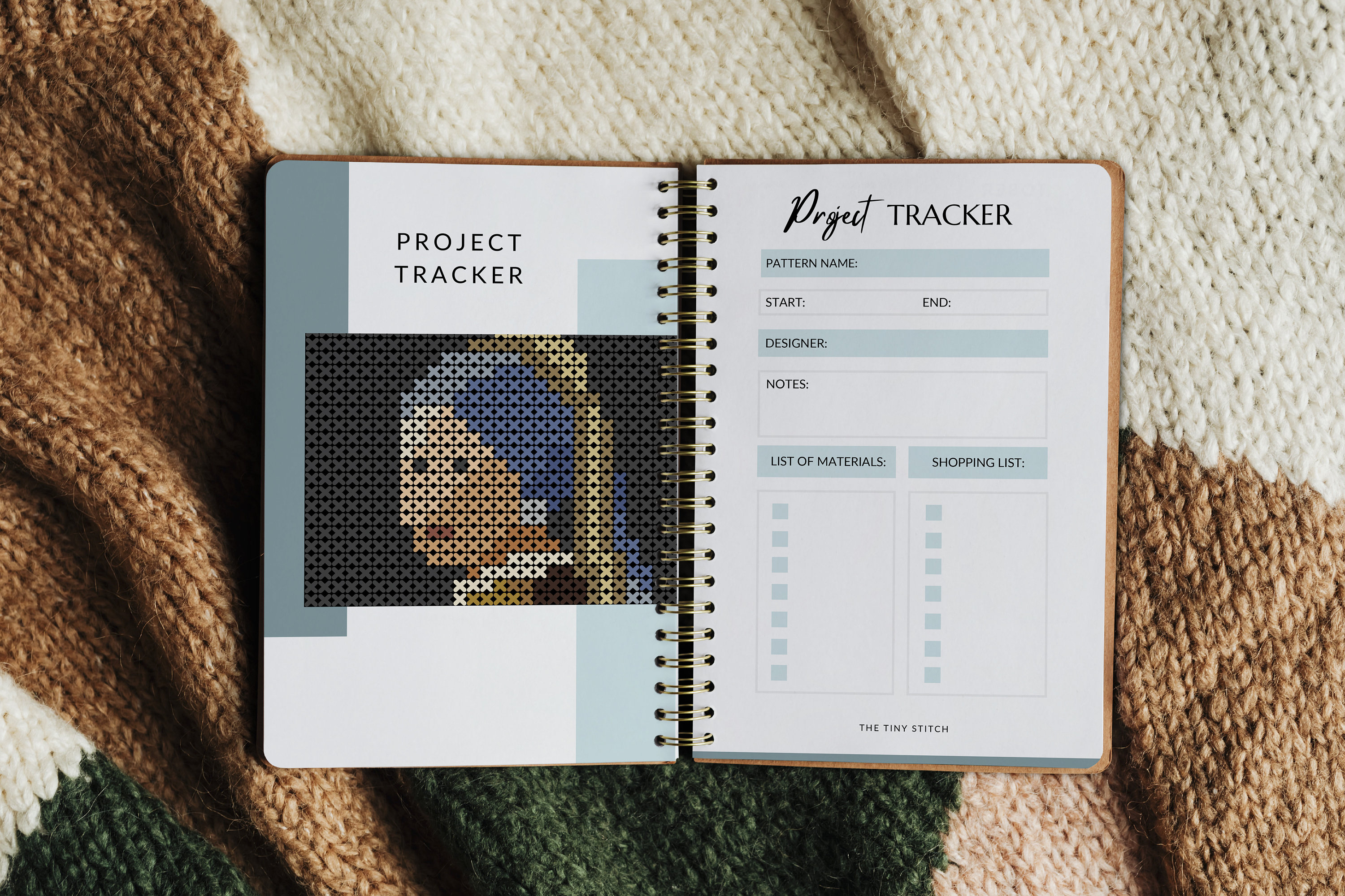 NEW Cross Stitch Planner PDF Printable Journal Gifts for - Etsy