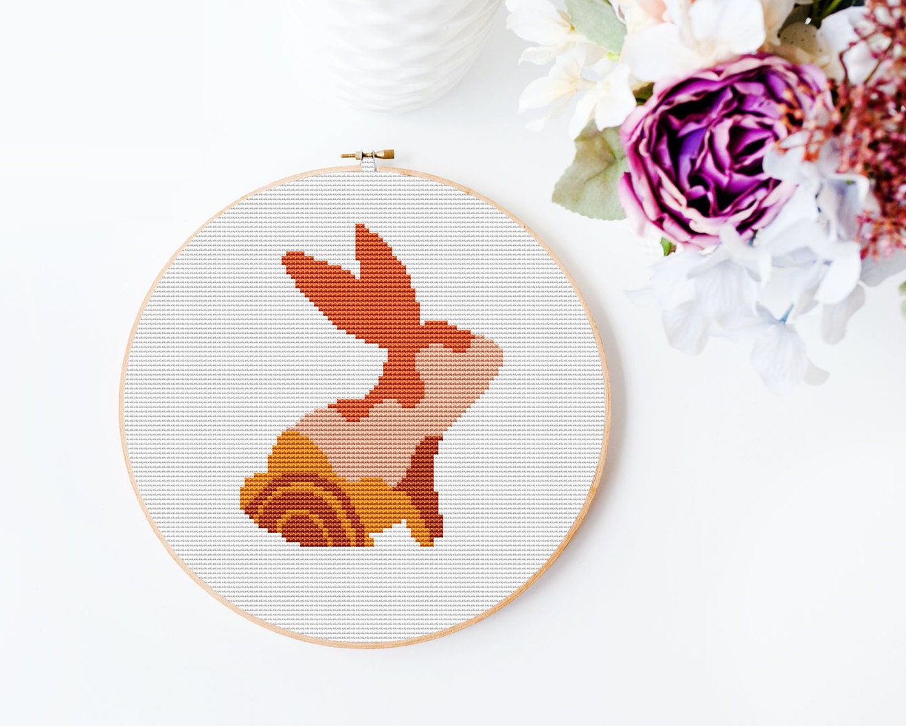 Happy Spring Stitch, Easter Bunny Rabbit , Modern Easter Cross Stitch ...