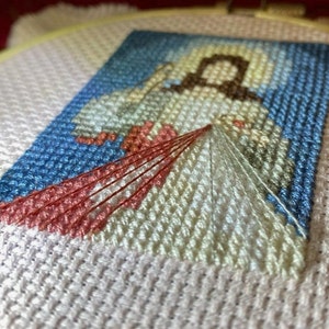 Divine Mercy, Mini Cross Stitch Pattern - Etsy