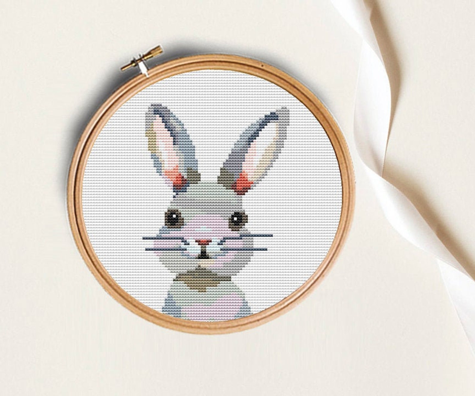 Bunny Cross Stitch Pattern PDF - Etsy