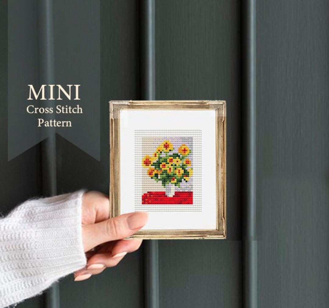Sunflowers by Claude Monet, Cross Stitch Pattern, PDF Download, Monet ...