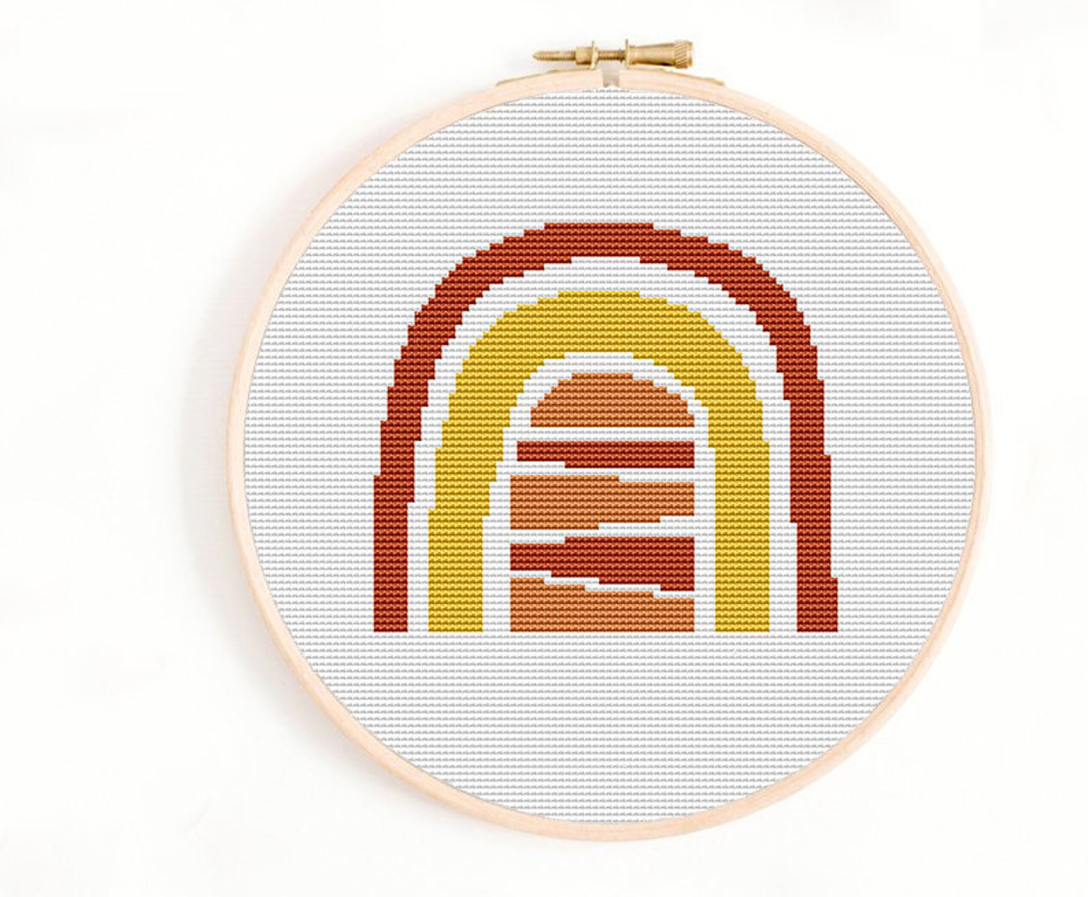 Set of 6 Patterns, Modern Cross Stitch Pattern, Abstract Cross Stitch ...