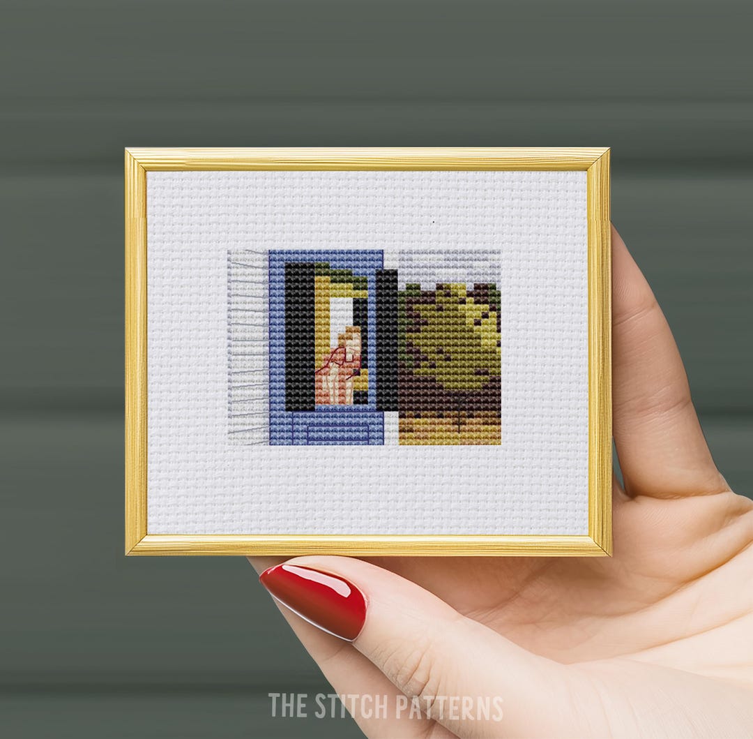 Edward Hopper Cross Stitch Pattern: Mini Counted Chart (PDF Download ...