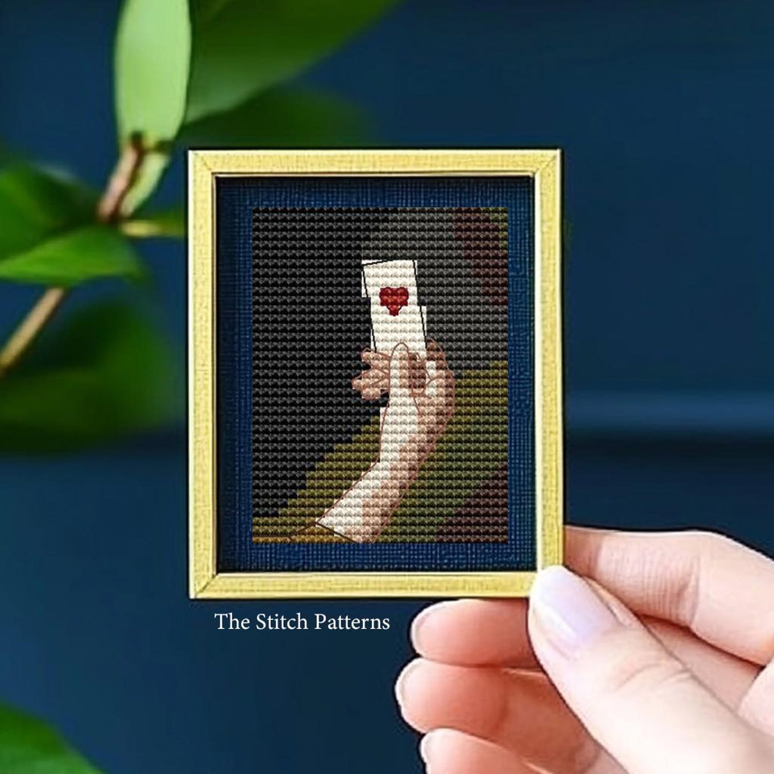 Hands of History Cross Stitch Pattern: Vintage Art Counted Chart (PDF ...