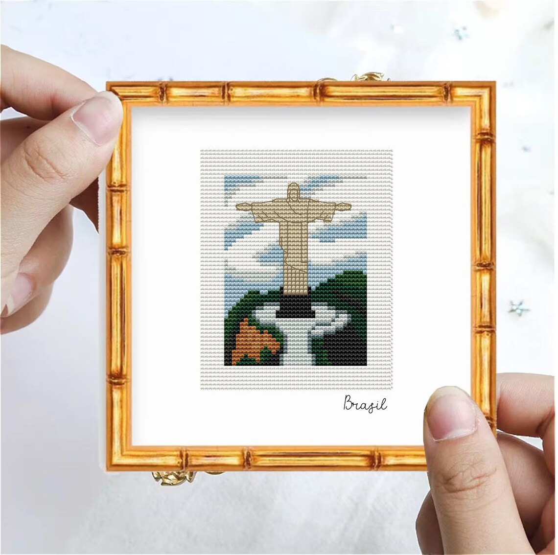 Brazil Cross Stitch Pattern Christ the Redeemer Rio De - Etsy