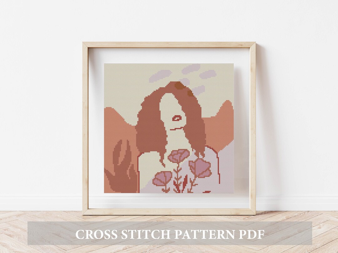 Cross Stitch Easy Chart, Cross Stitch Woman, PDF Pattern - Etsy