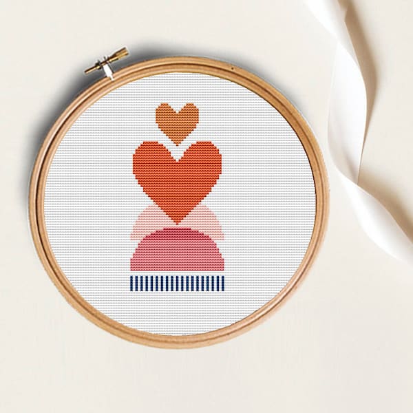 Valentine Cross Stitch Pattern - Etsy